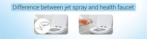 What is the Difference Between Jet Spray and Health Faucet?