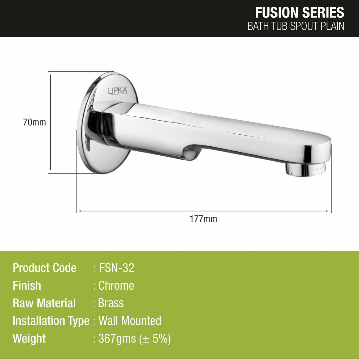 Chrome Plated Brass Bib Tap for Sink and Basin | Lipka Home
