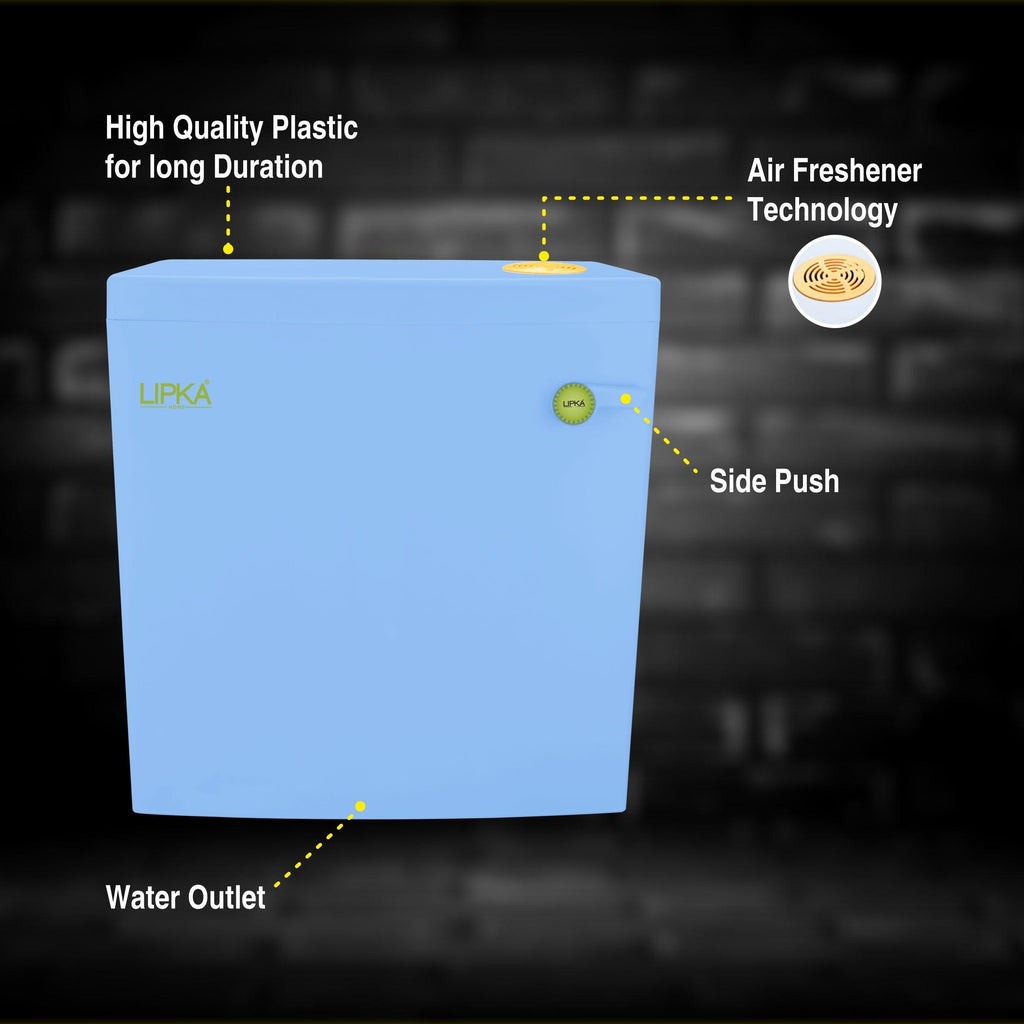 Square Flushing Cistern/ Flush Tank (Blue) - LIPKA – Lipka Home