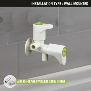 Designo Two Way Angle Valve PTMT Faucet (Double Handle) - LIPKA