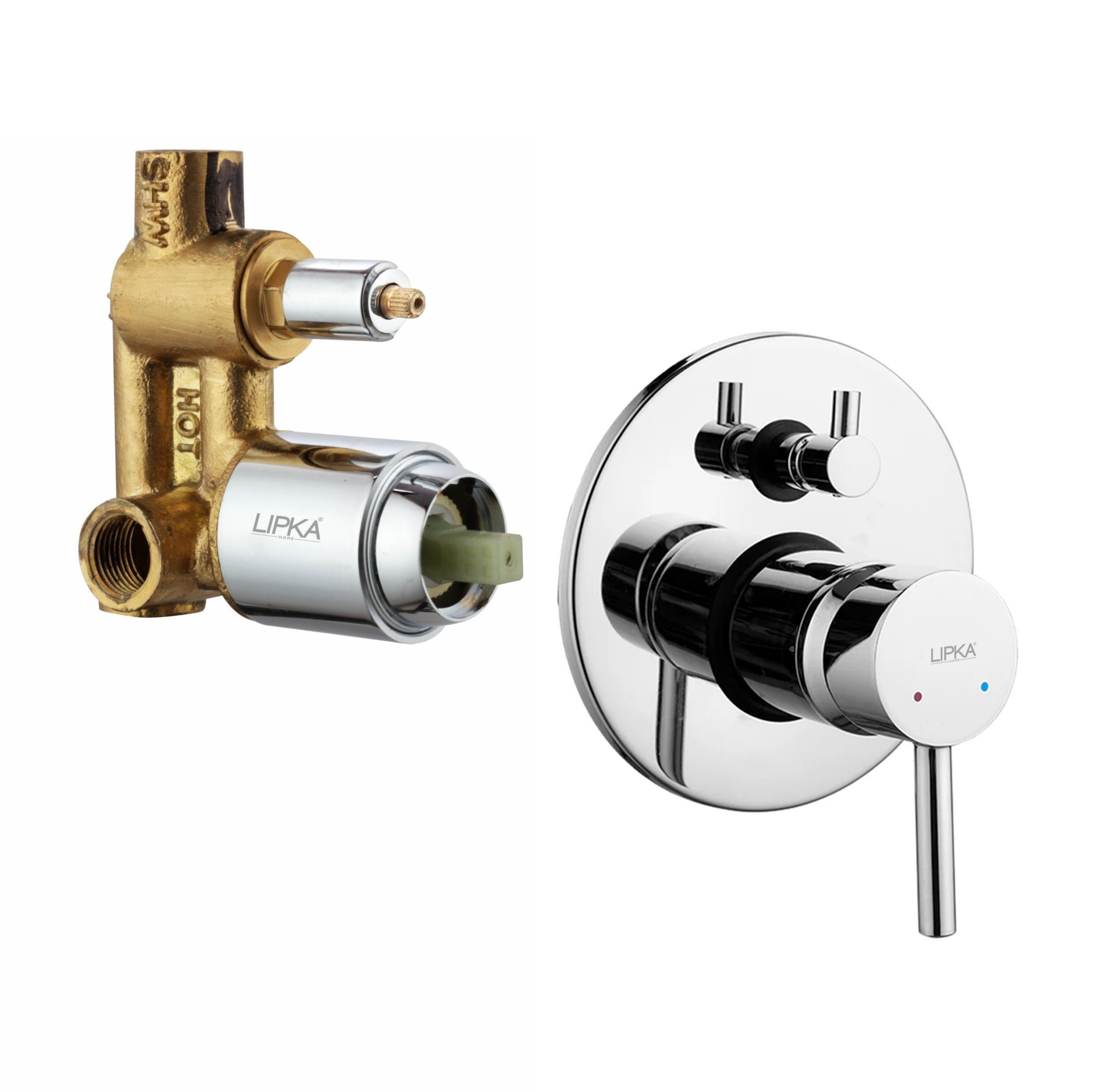 Single Lever Diverter for Bathroom Shower Fitting | Lipka Home