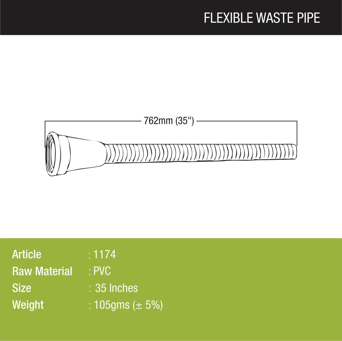 Flexible PVC Waste Pipe - LIPKA | Lipka Home
