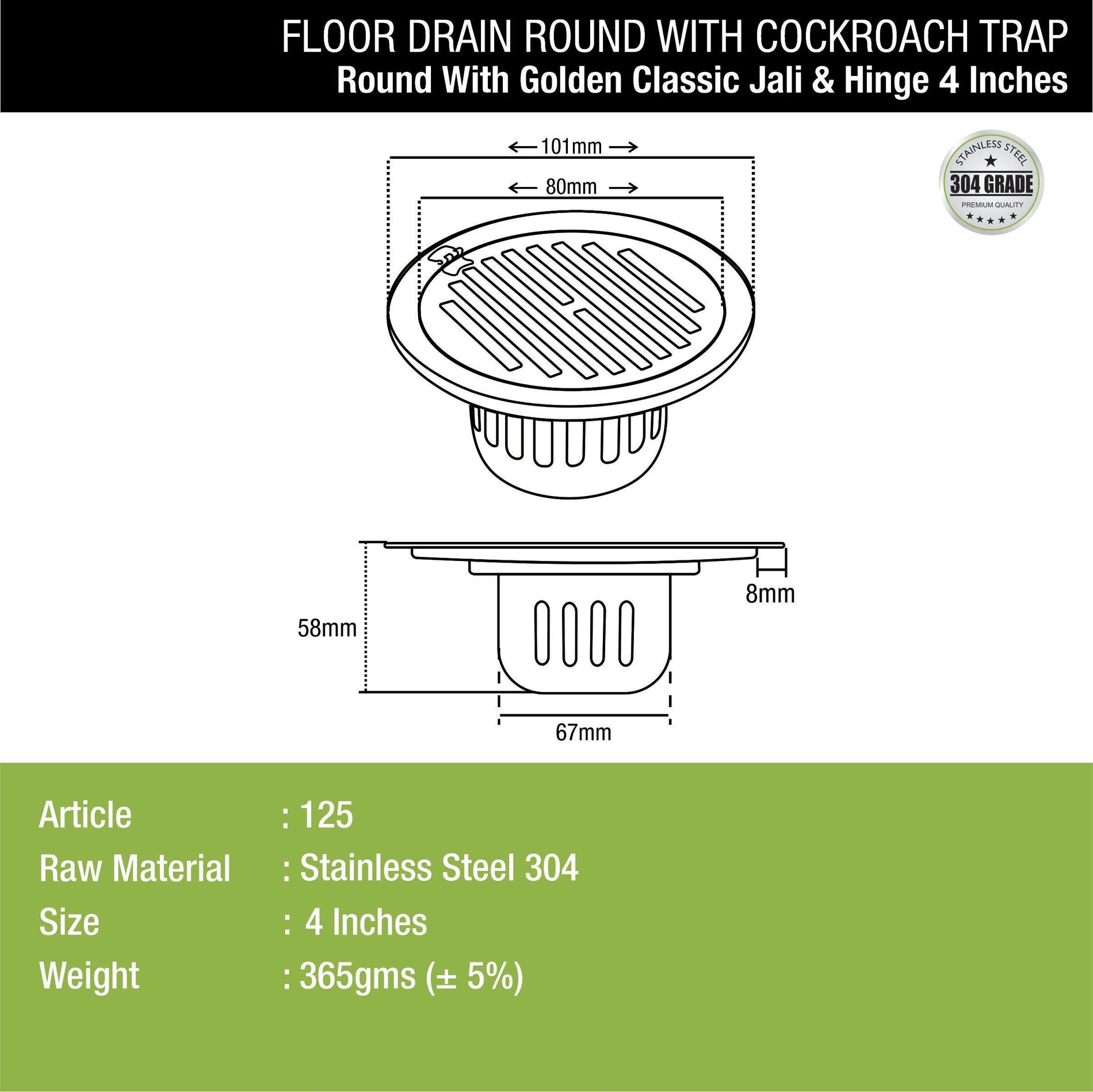 Order Pop Up Round Floor Drains with Hole for Bathroom | Lipka Home