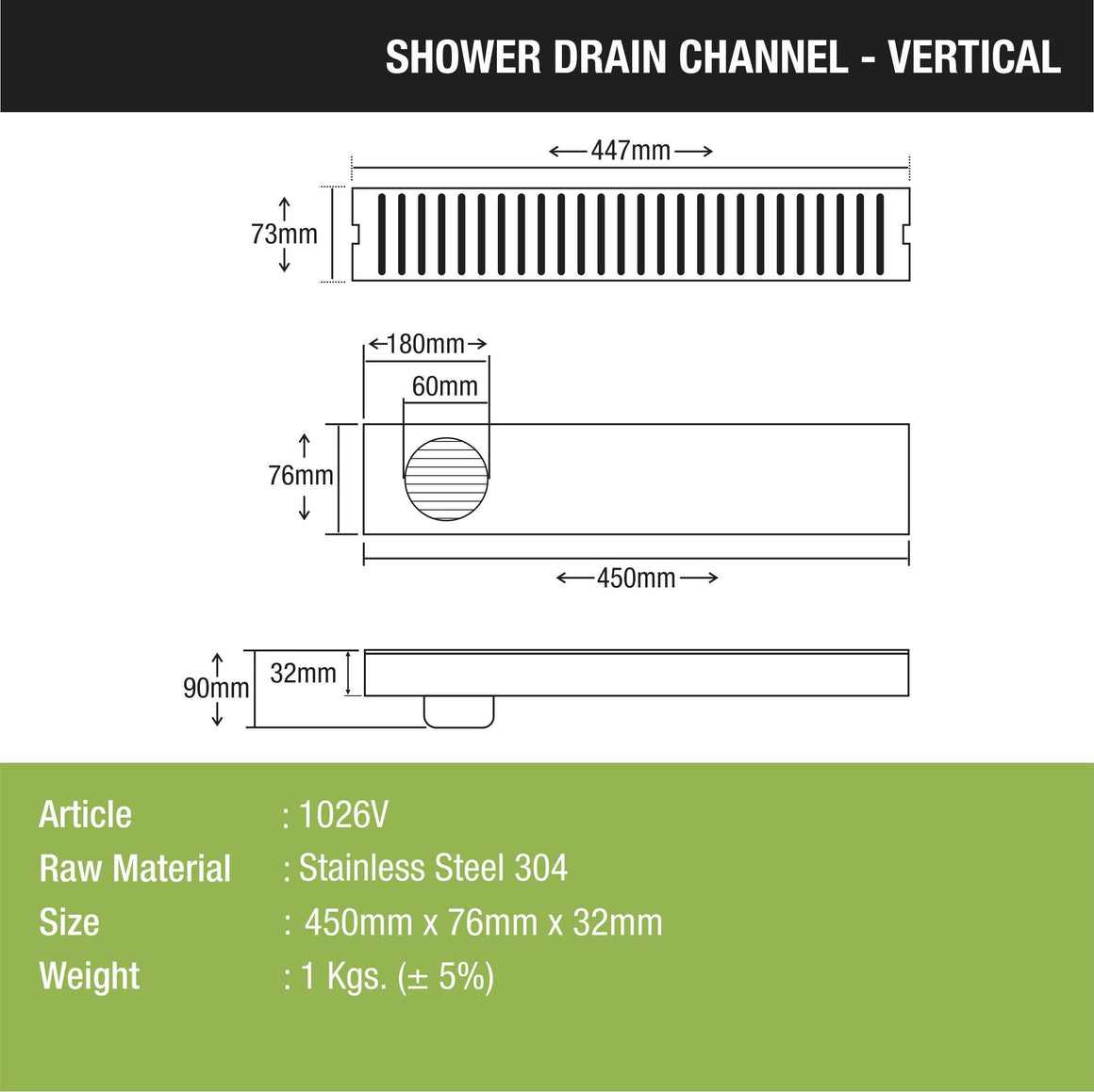 304 SS Steel Premium Drain Jali Manufacturer | Lipka Home